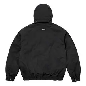 Supreme Leather Collar Utility Jacket