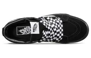 VANS Sk8-hi Alt Lace Sneakers With Checked Ribbon Fastening