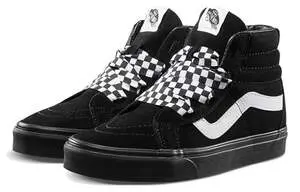 VANS Sk8-hi Alt Lace Sneakers With Checked Ribbon Fastening