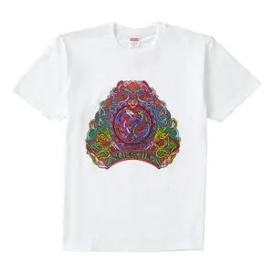 Supreme Ss19 Knot Tee Totem Printing Short Sleeve - White