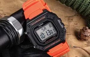 Casio G-shock Quartz Digital Watch - Orangeblack