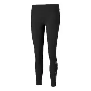 PUMA Holiday Leggings Logo Sports Training Gym Pants Black - Default Color