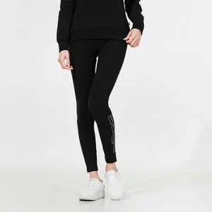 PUMA Holiday Leggings Logo Sports Training Gym Pants Black