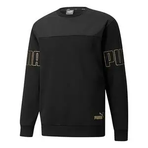 PUMA Winterized Crew Bronzing Logo Pullover