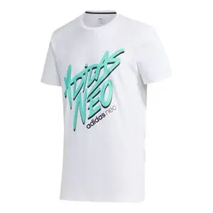 Adidas Neo M Faves Tee Sports Short Sleeve - White