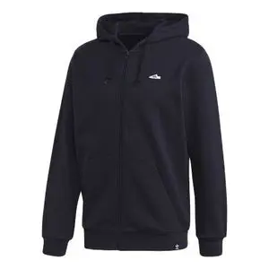 Adidas Embroidered Zip Hoodie - Black