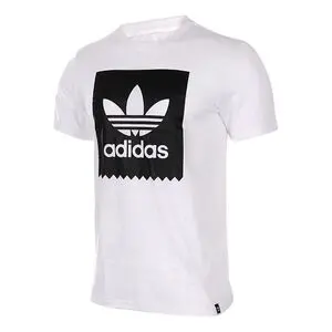 Adidas Originals Blackboard Logo T-shirt 'white Black