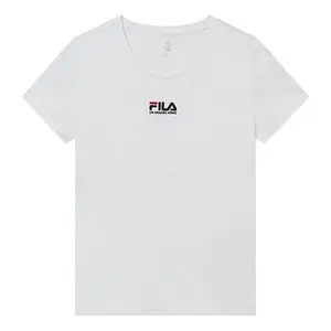 FILA Embroidered Short Sleeve T-shirt - White