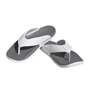 Adidas Adilette Comfort Flip Flop - White/grey