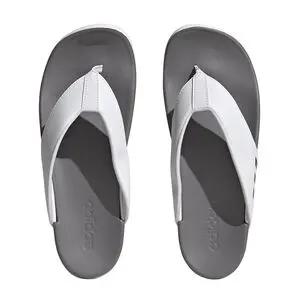 Adidas Adilette Comfort Flip Flop - White/grey
