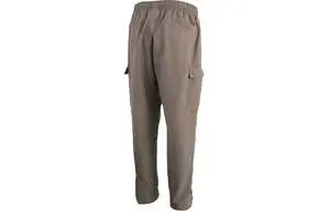 Nike Logo Small Label Embroidered Woven Cargo Long Pants Olive Gray