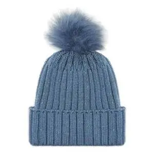 CONVERSE Ribbed Beanie With Pom - Teal