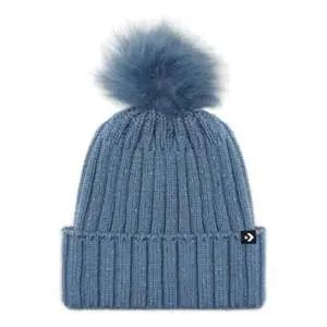 CONVERSE Ribbed Beanie With Pom