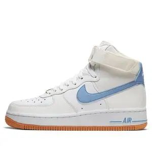 Nike Force 1 High Top Sneakers - White/blue