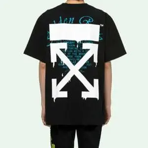 Off-White Dripping Arrows Loose Short-sleeved T-shirt