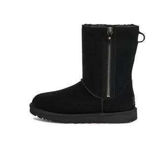 UGG Classic Short Zip Boots - Black