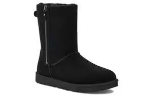 UGG Classic Short Zip Boots - Black