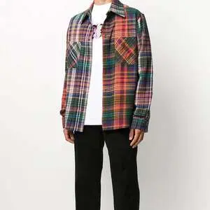 Off-White Stencil Flannel Check Shirt