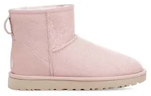 UGG Classic Mini Snow Leopard Boots - Pink