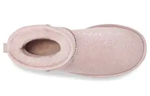 UGG Classic Mini Snow Leopard Boots - Pink