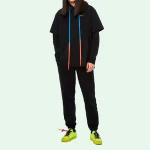 Off-White Arrow Print Drawstring Hoodie