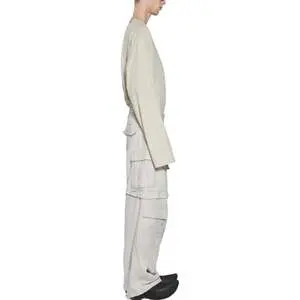Balenciaga Large Cargo Pants - Light Grey