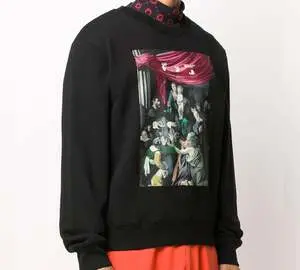 Off-White Fw20 Caravaggio Painting Crewneck Sweater