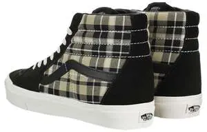 VANS Sk8-hi Plaid High Top Sneakers - Black