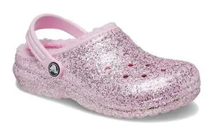 CROCS Classic Lined Glitter Clogs
