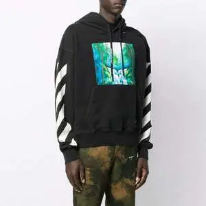 Off-White Pattern Printing Hoodie