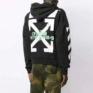Off-White Pattern Printing Hoodie
