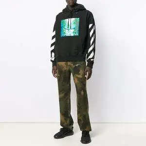 Off-White Pattern Printing Hoodie