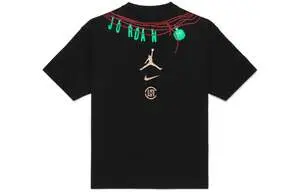 JORDAN X Clot Jade T-shirt 'black