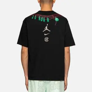JORDAN X Clot Jade T-shirt 'black
