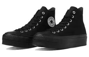 CONVERSE Chuck Taylor All Star Lifted High Top Sneakers - Black