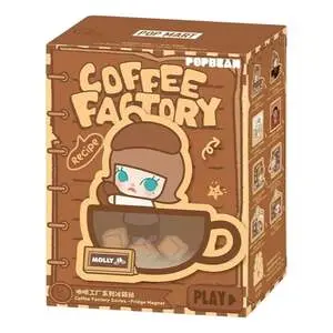 POP MART Pop Bean Coffee Factory Fridge Magnet Sealed Case - Multi-color