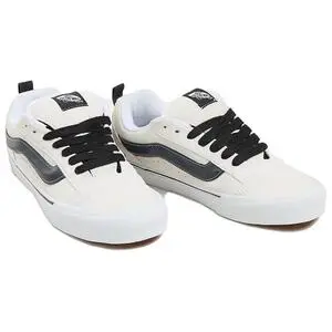 VANS Knu Skool Suede Sneakers - White/black