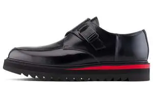 Onitsuka Tiger Monk Strap Shoes - Black/red