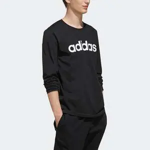 Adidas Neo M Ce Lnr Ls Logo Printing Round Neck Long Sleeves