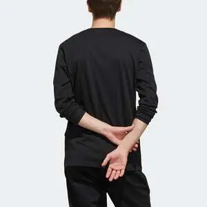 Adidas Neo M Ce Lnr Ls Logo Printing Round Neck Long Sleeves