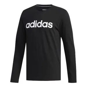 Adidas Neo M Ce Lnr Ls Logo Printing Round Neck Long Sleeves