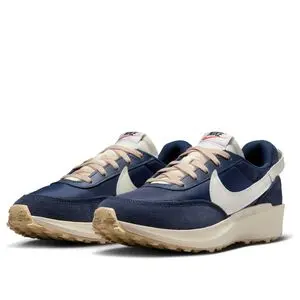 Nike Waffle Debut "midnight Navy Sail" Low Top Sneakers - Blue/white