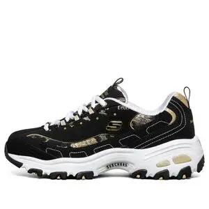 Sketchers D'lites 1.0 Sneakers - Blackwhitegold