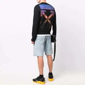 Off-White Fw21 Logo Arrow Pattern Sweatshirt