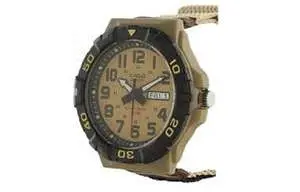 Casio Analog Quartz Watch With Luminous Dial And Nylon Strap