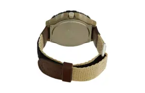 Casio Analog Quartz Watch With Luminous Dial And Nylon Strap