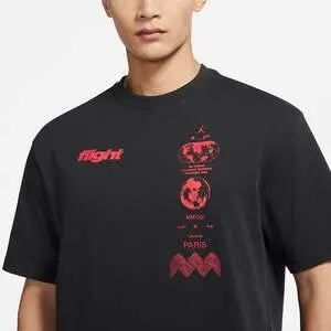 JORDAN Flight Heritage 85 T-shirt 'black Red