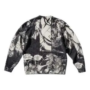 Supreme X The Crow Graphic Knit Sweater - White/black