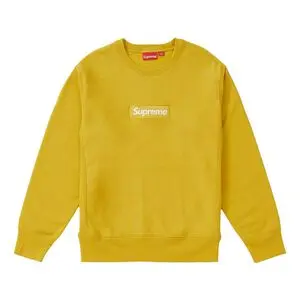 Supreme Box Logo Crewneck - Yellow