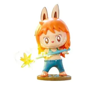 POP MART One Piece The Monsters Labubu 'nami' Collectible Figure - Multi-color